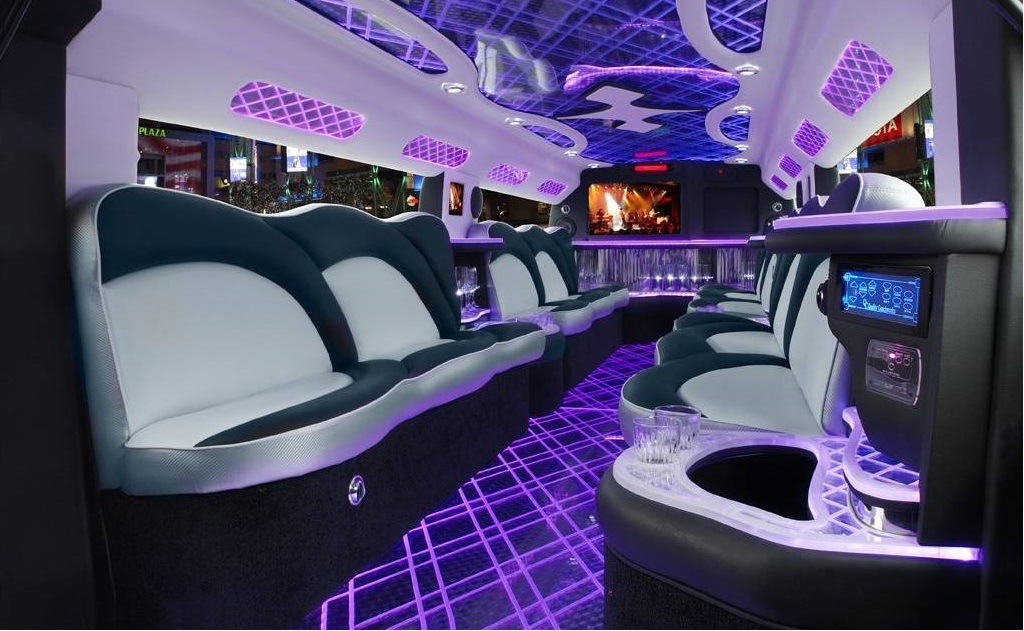 White 24 Seater Stretch Hummer for Memorable Events - Impressive Limousines
